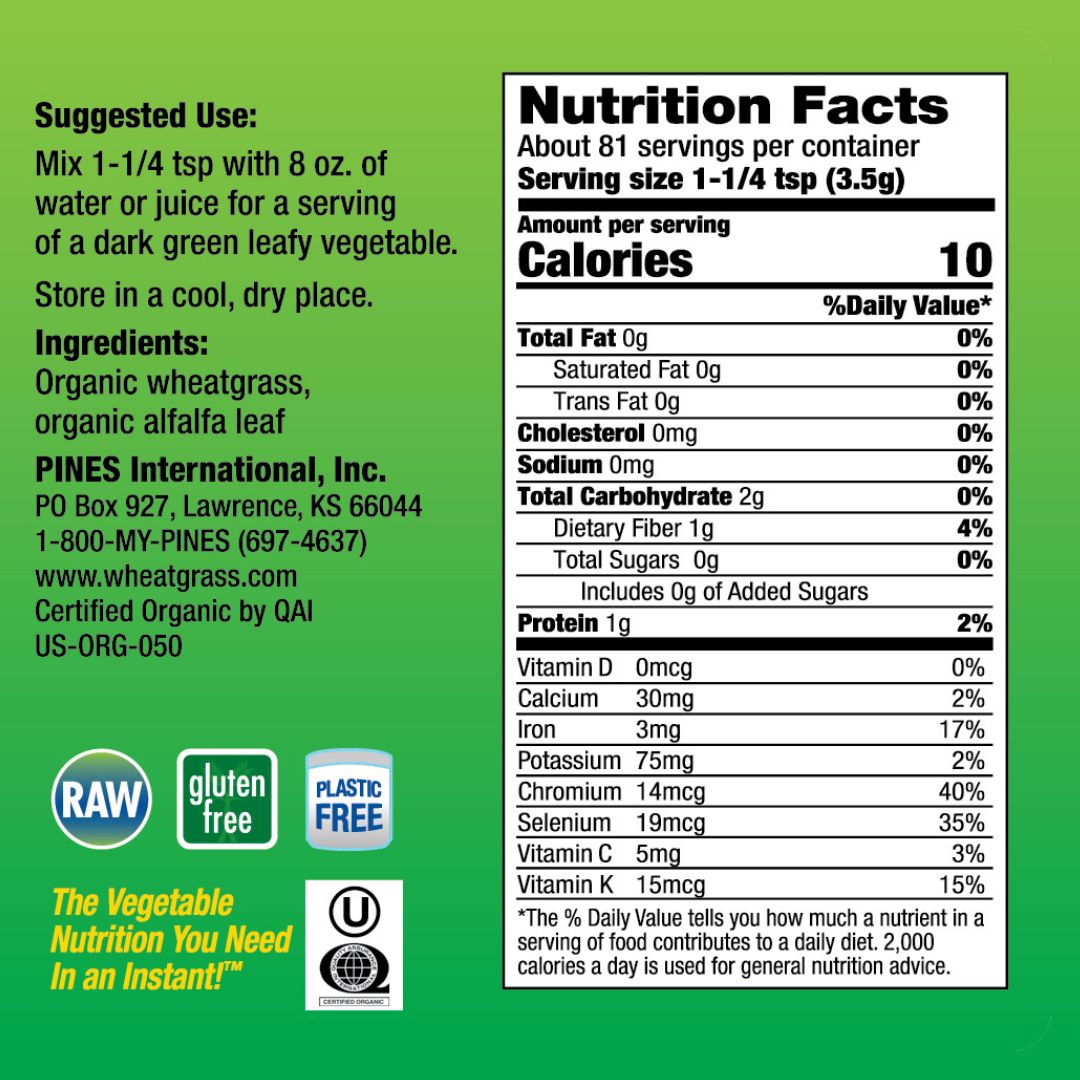 Green Duo Powder (10 oz) – The Wheatgrass People